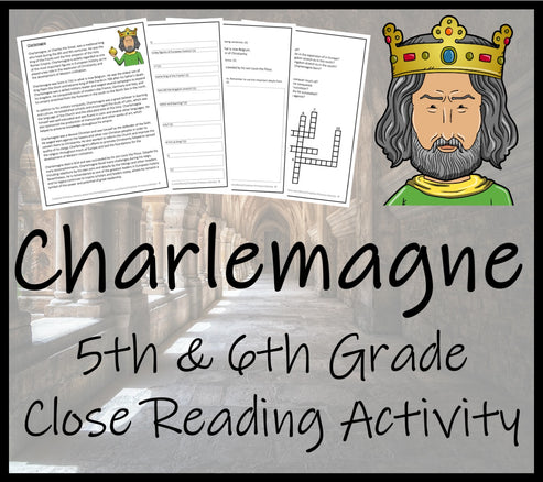 Charlemagne Close Reading Activity | 5th Grade & 6th Grade – Creative ...