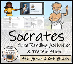 Socrates Close Reading Comprehension Activities | 5th Grade & 6th Grad ...