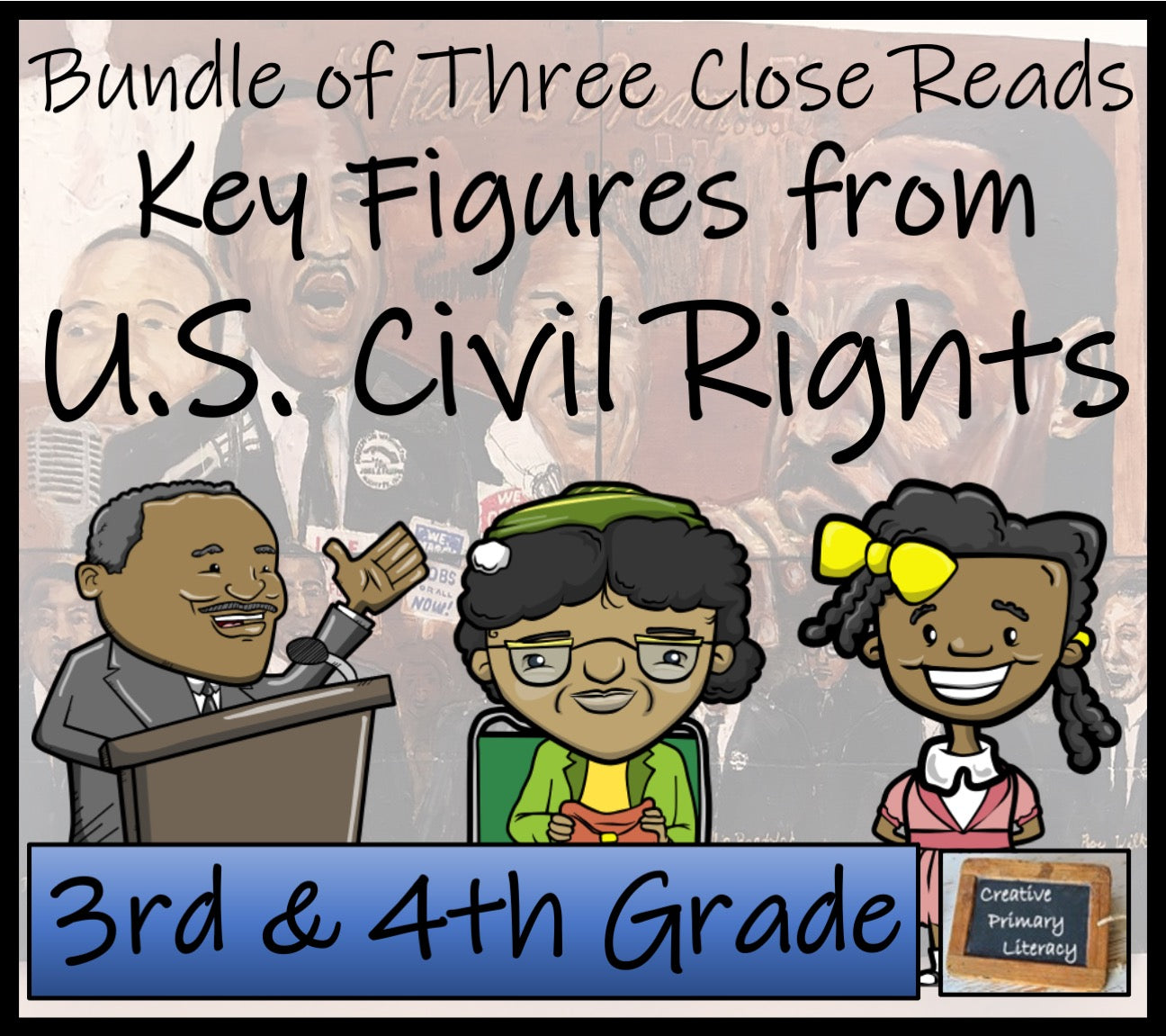 Civil Rights Movement Close Reading Comprehension Bundle | 3rd Grade ...
