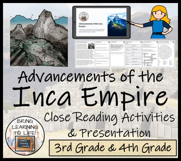 Advancements of Inca Empire Reading Comprehension Activities | 3rd & 4 ...