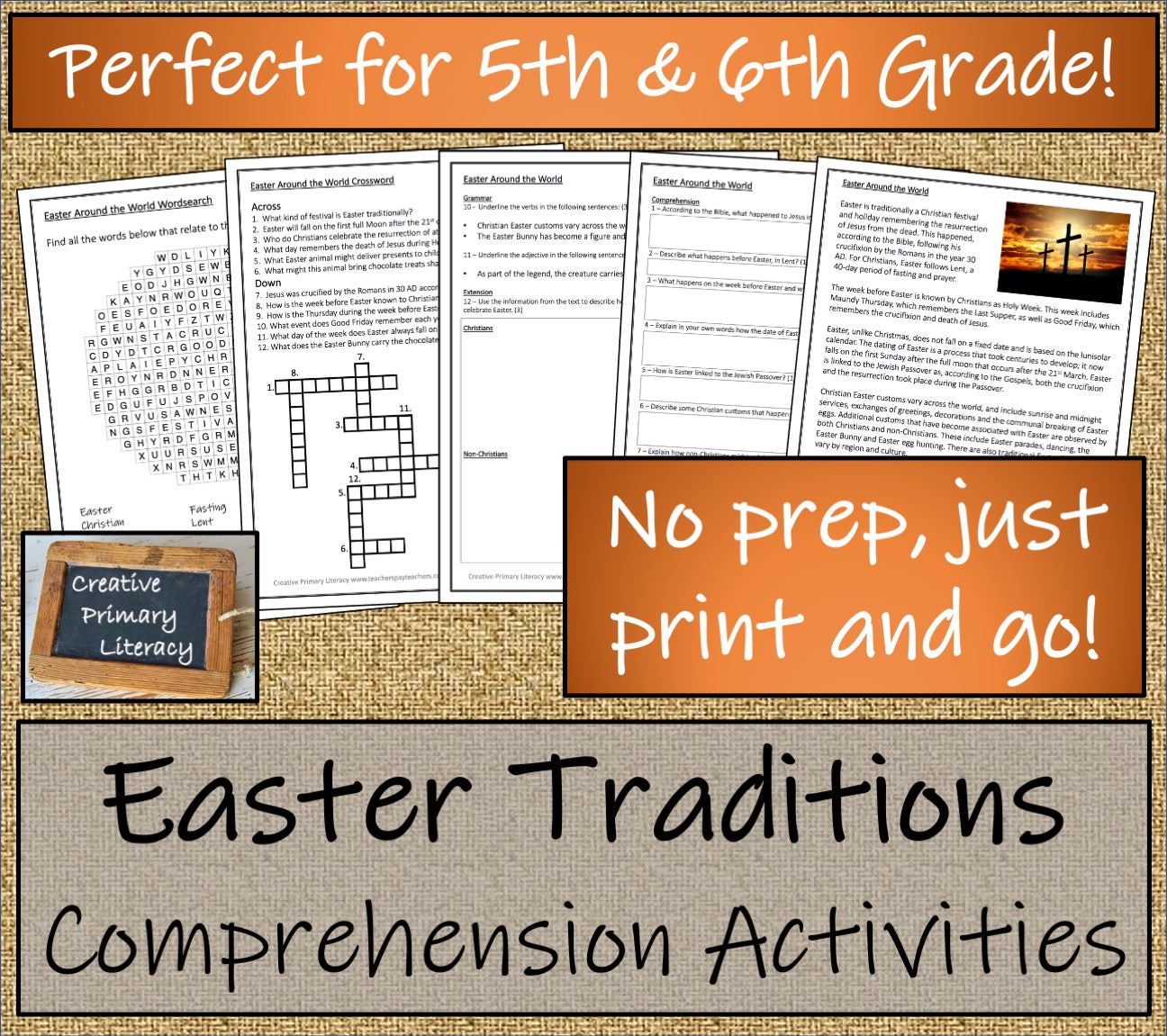 Easter Close Reading Comprehension Activity | 5th Grade & 6th Grade ...