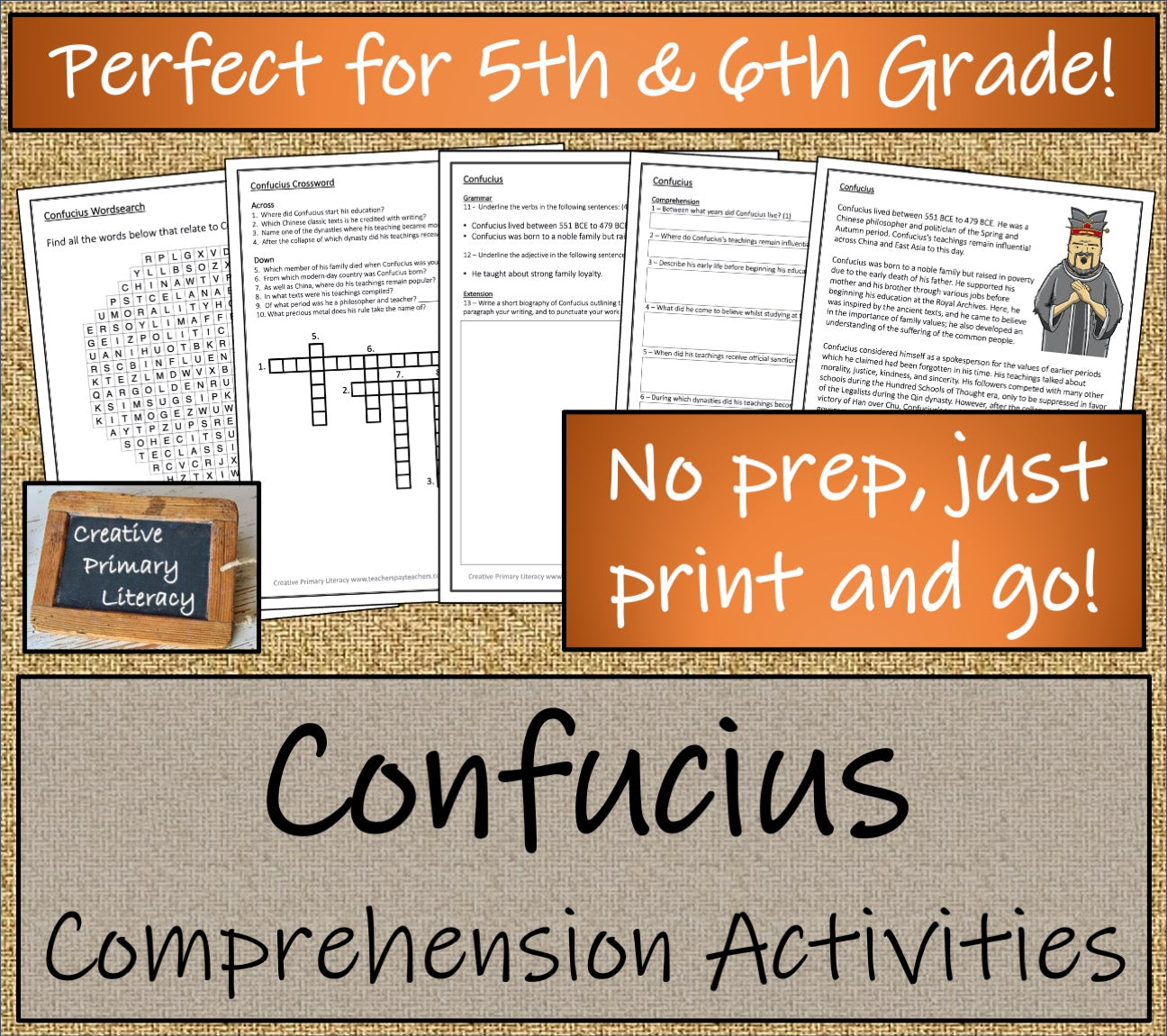 Confucius Close Reading Comprehension Activity | 5th Grade & 6th Grade ...