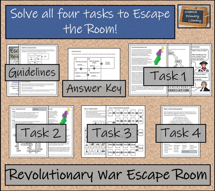 Escape Room Activities – Creative Primary Literacy