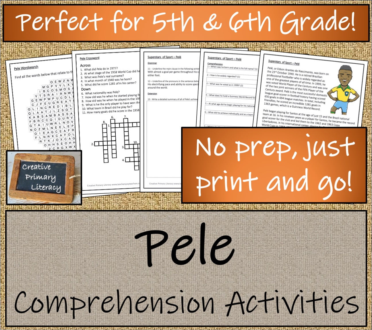 Pele Close Reading Comprehension Activity | 5th Grade & 6th Grade ...