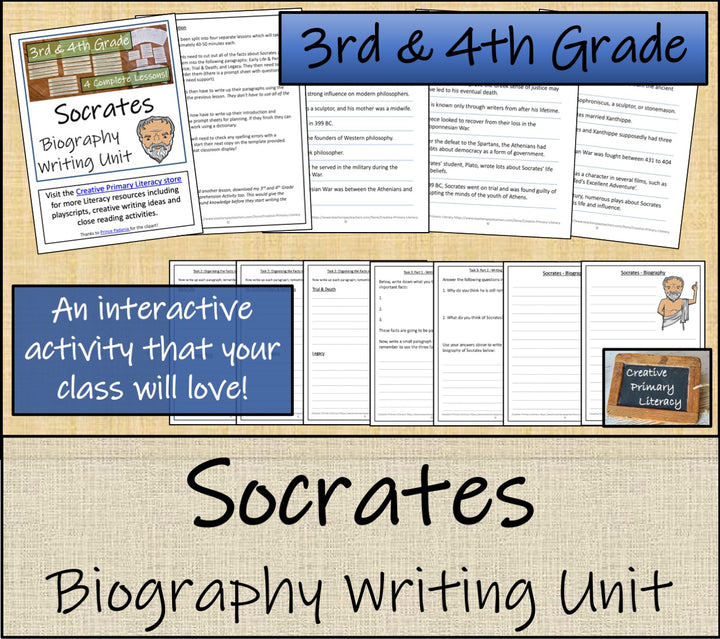Biography Writing Units & Bundles – Creative Primary Literacy