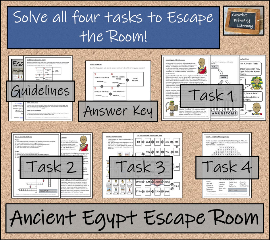 Escape Room Activities – Creative Primary Literacy