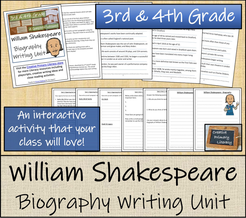William Shakespeare – Creative Primary Literacy