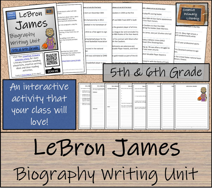Biography Writing Units & Bundles – Creative Primary Literacy