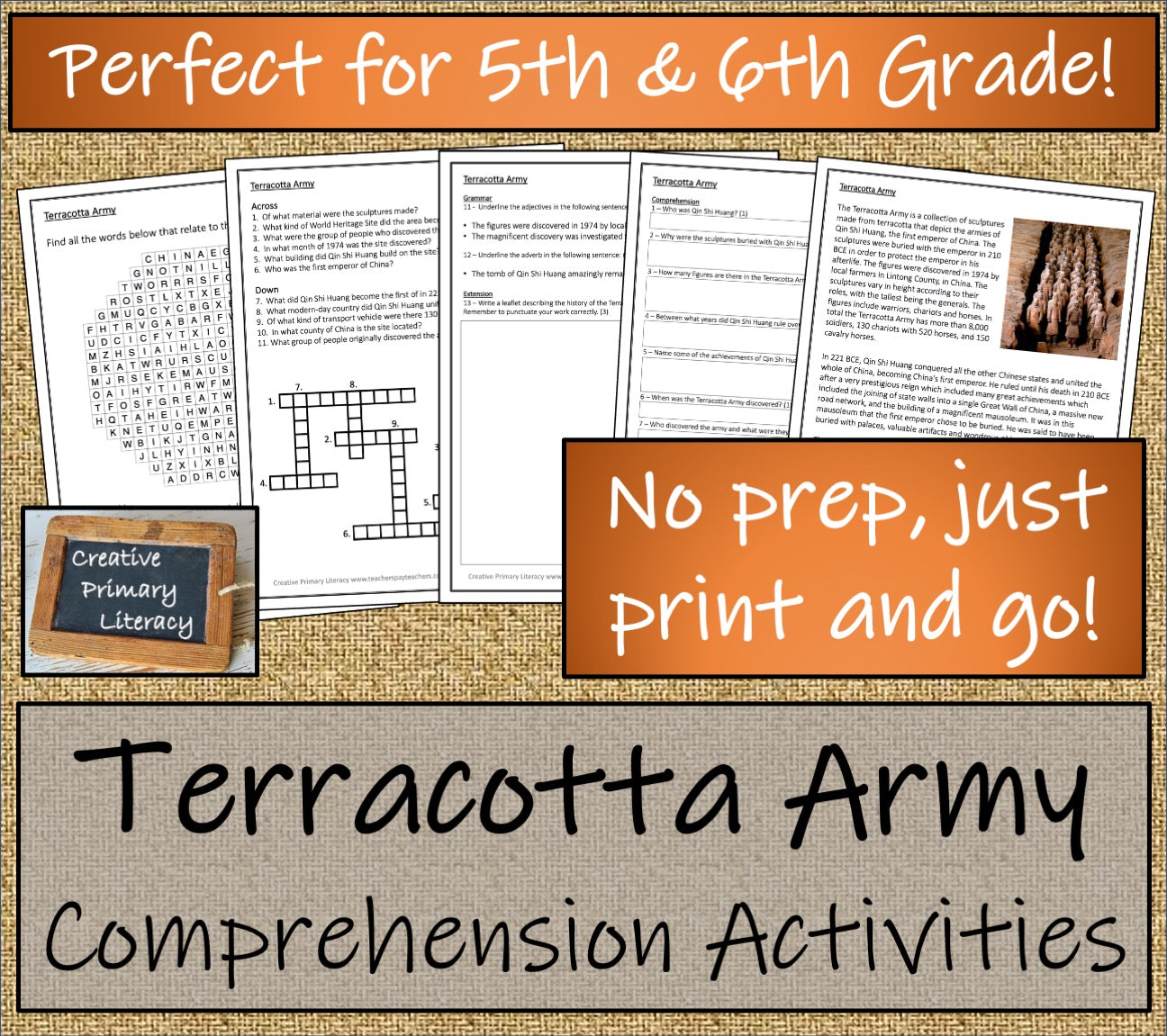 Terracotta Army Close Reading Comprehension Activity | 5th Grade & 6th ...