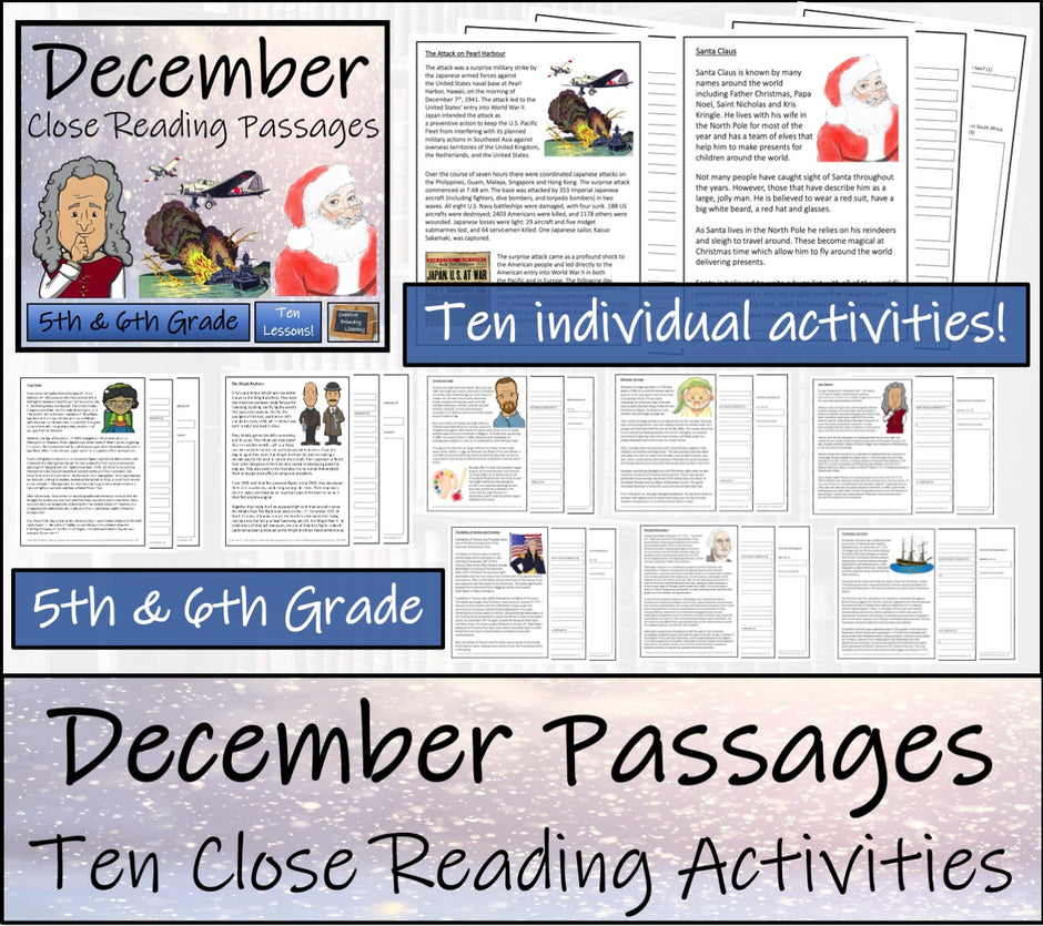 Monthly Comprehension Books – Creative Primary Literacy