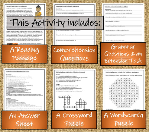 Siddhartha Gautama & the Birth of Buddhism Close Reading | 5th Grade ...