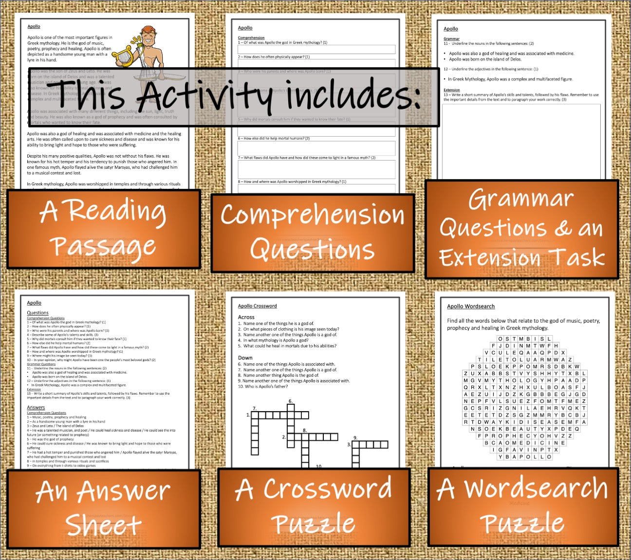 Apollo Close Reading Comprehension Activity | 5th Grade & 6th Grade ...