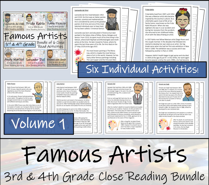 Famous Artists – Creative Primary Literacy