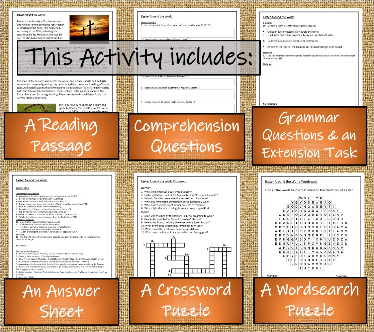 Easter Close Reading Comprehension Activity | 5th Grade & 6th Grade ...