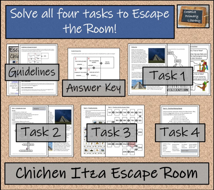 Chichen Itza Escape Room Activity – Creative Primary Literacy