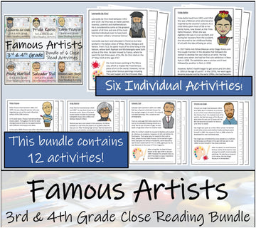 Famous Artists – Creative Primary Literacy