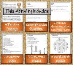 A.A. Milne Close Reading Comprehension Activity | 5th Grade & 6th Grad ...