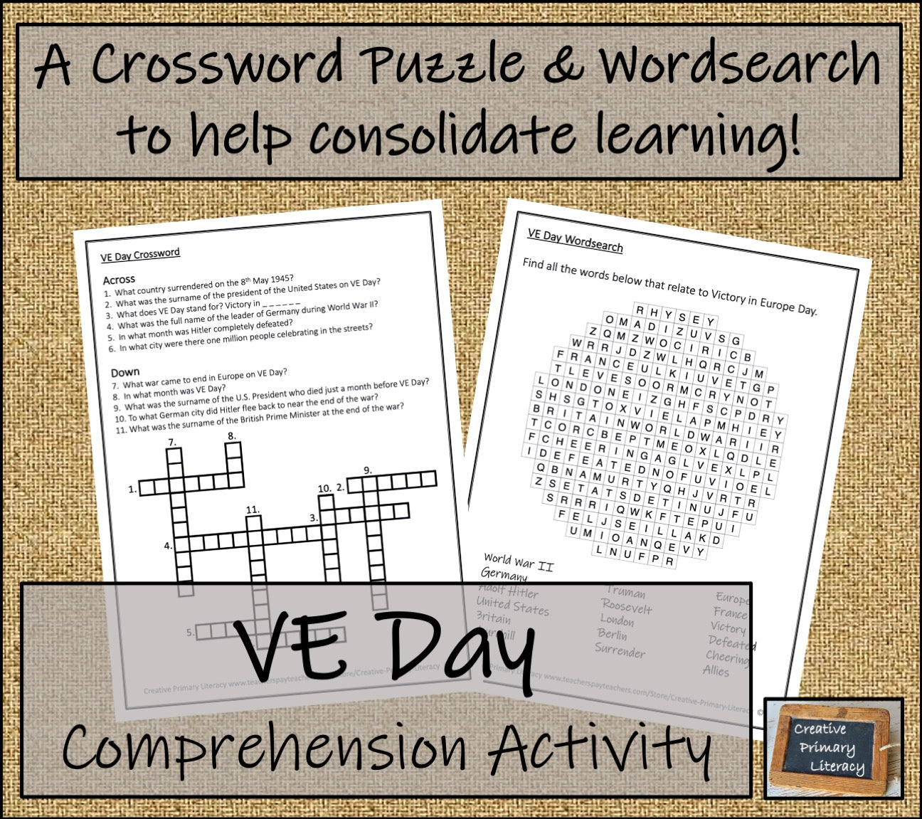 VE Day Close Reading Comprehension Activity | 5th Grade & 6th Grade ...