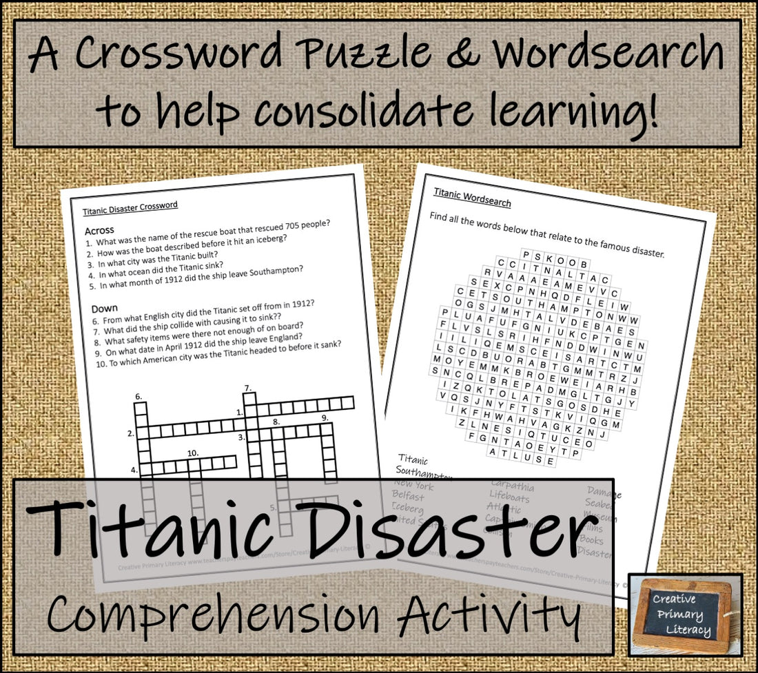 Titanic Close Reading Comprehension Activity | 3rd Grade & 4th Grade ...