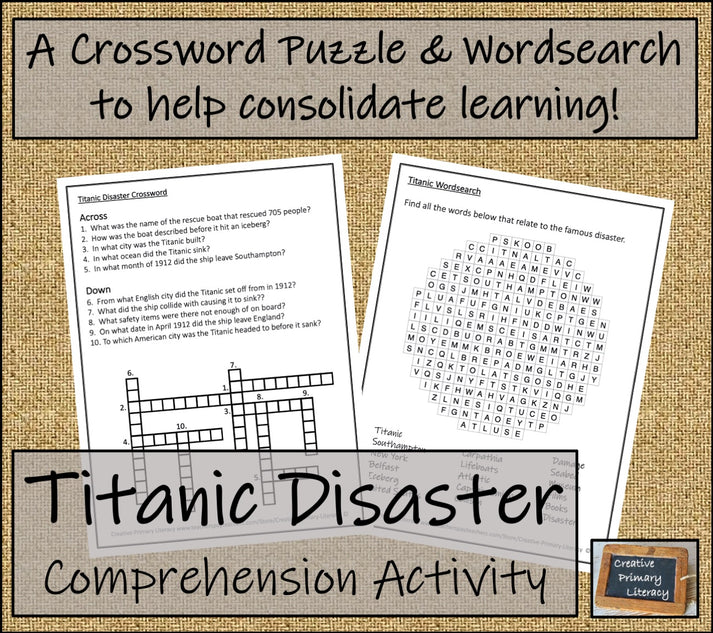 Titanic Close Reading Comprehension Activity | 3rd Grade & 4th Grade ...
