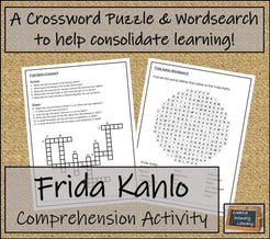 Frida Kahlo Close Reading Comprehension Activity | 5th Grade & 6th Gra ...