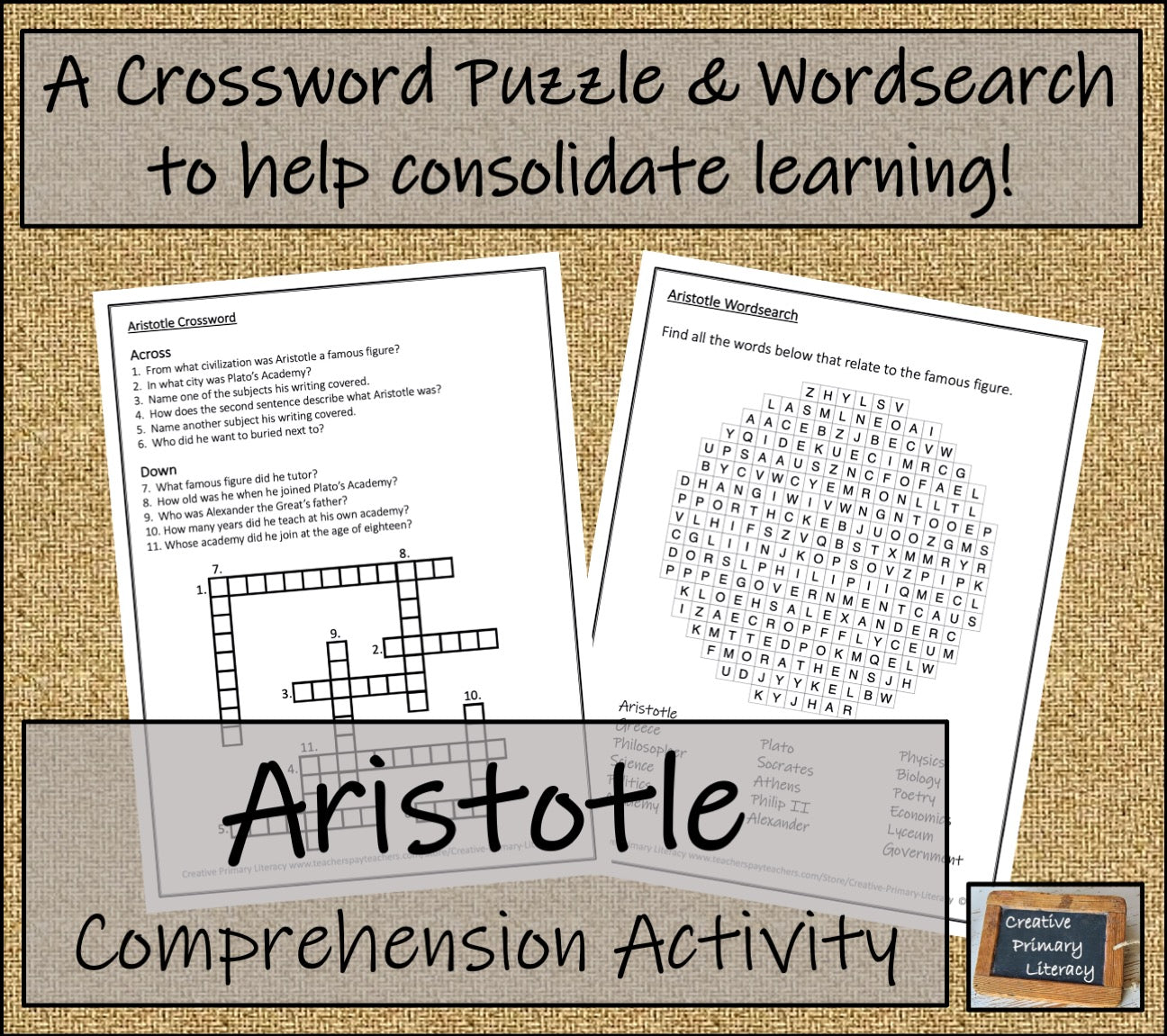 Aristotle Close Reading Comprehension Activity | 3rd Grade & 4th Grade ...