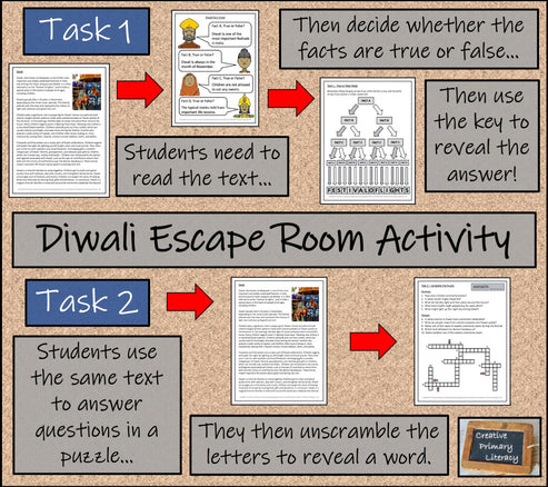 Diwali Escape Room Activity – Creative Primary Literacy