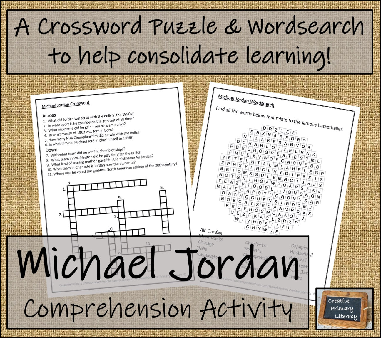 Michael Jordan Close Reading Comprehension Activity | 3rd Grade & 4th ...