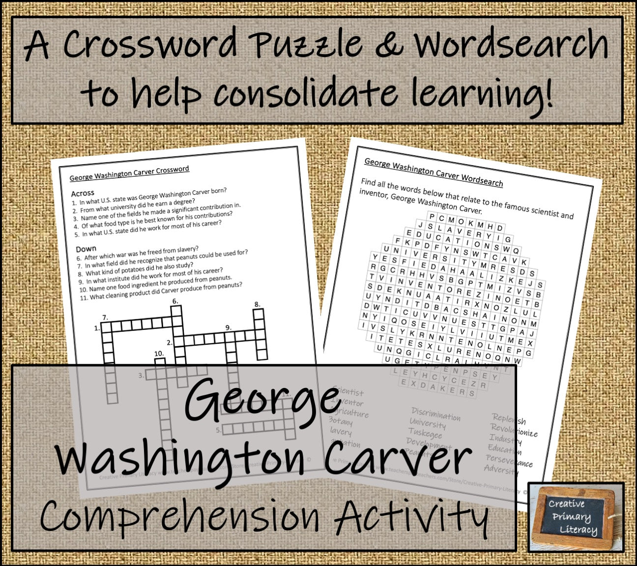 George Washington Carver Close Reading Comprehension Activity | 5th ...