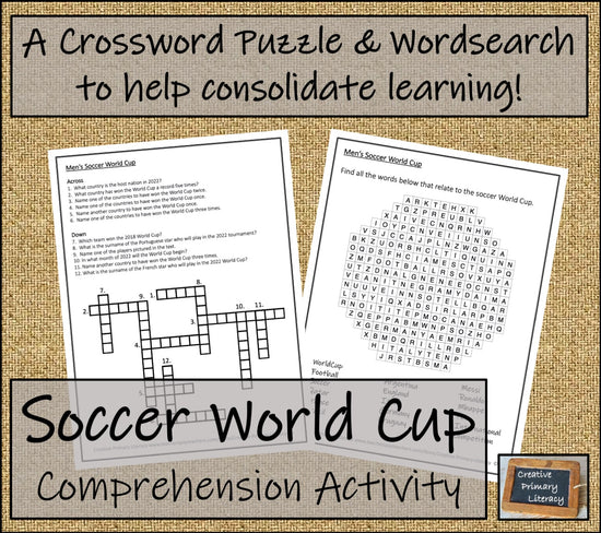Soccer World Cup Close Reading Comprehension Activity | 5th Grade & 6t ...
