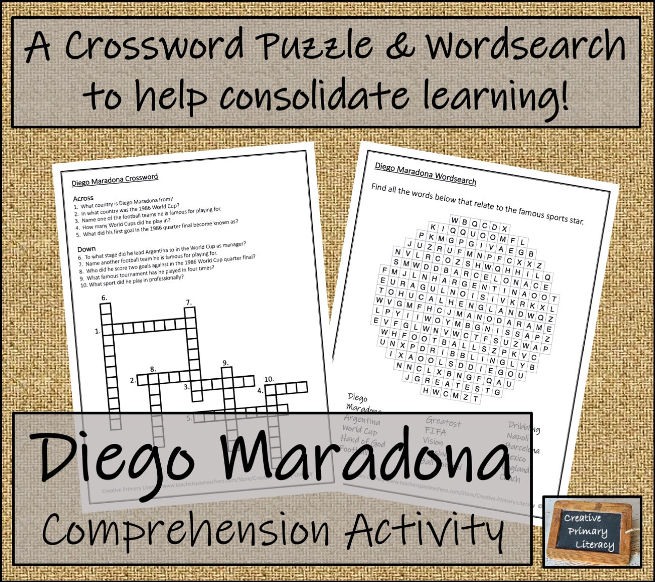 Diego Maradona Close Reading Comprehension Activity | 3rd Grade & 4th ...