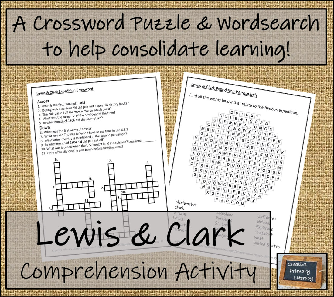 Lewis and Clark Expedition Close Reading Comprehension | 3rd & 4th Gra ...