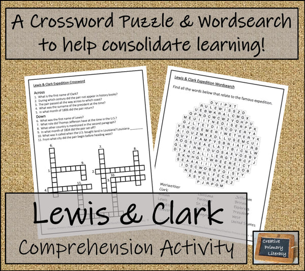 Lewis and Clark Expedition Close Reading Comprehension | 3rd & 4th Gra ...