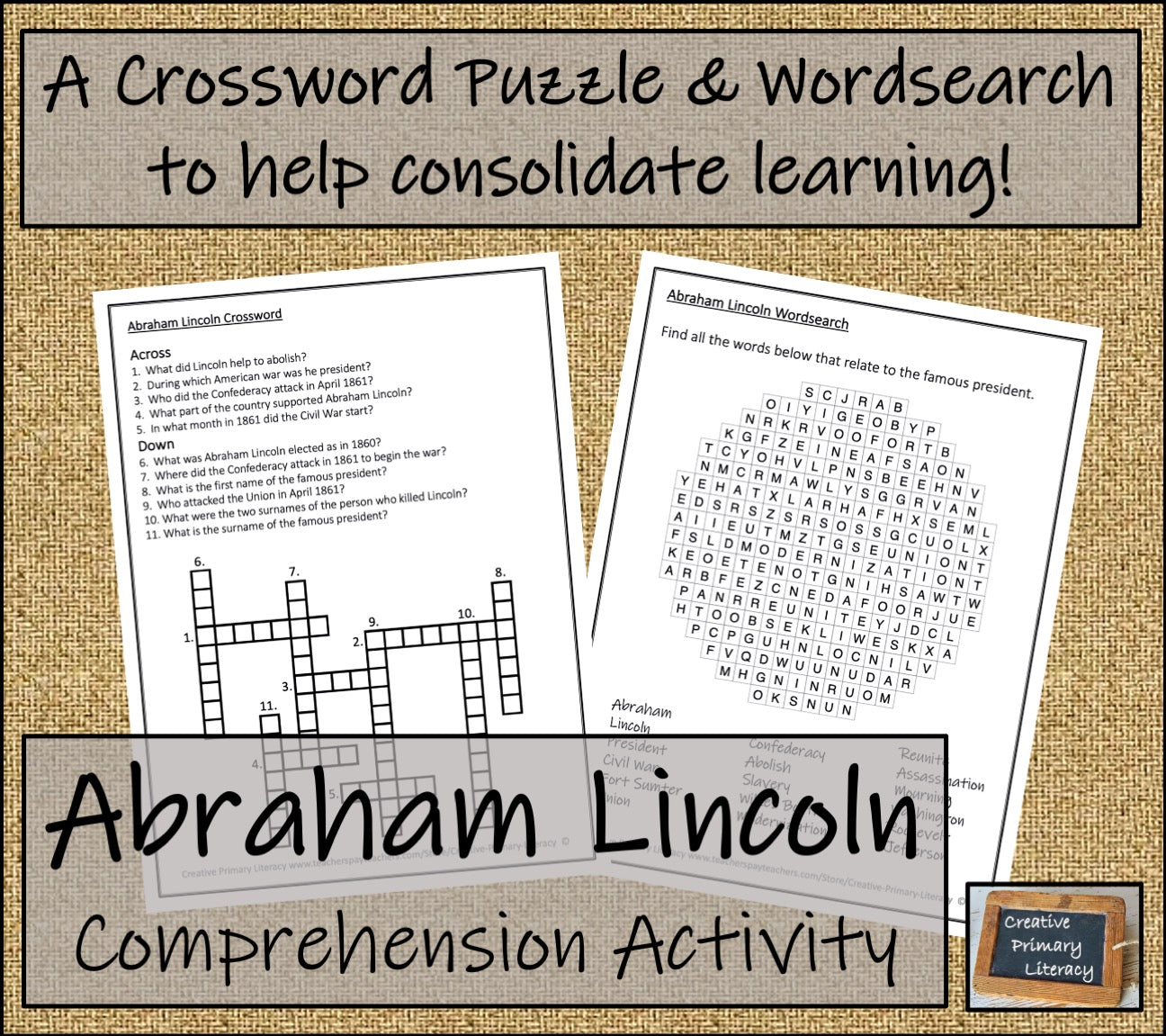 Abraham Lincoln Close Reading Comprehension Activity | 5th Grade & 6th ...