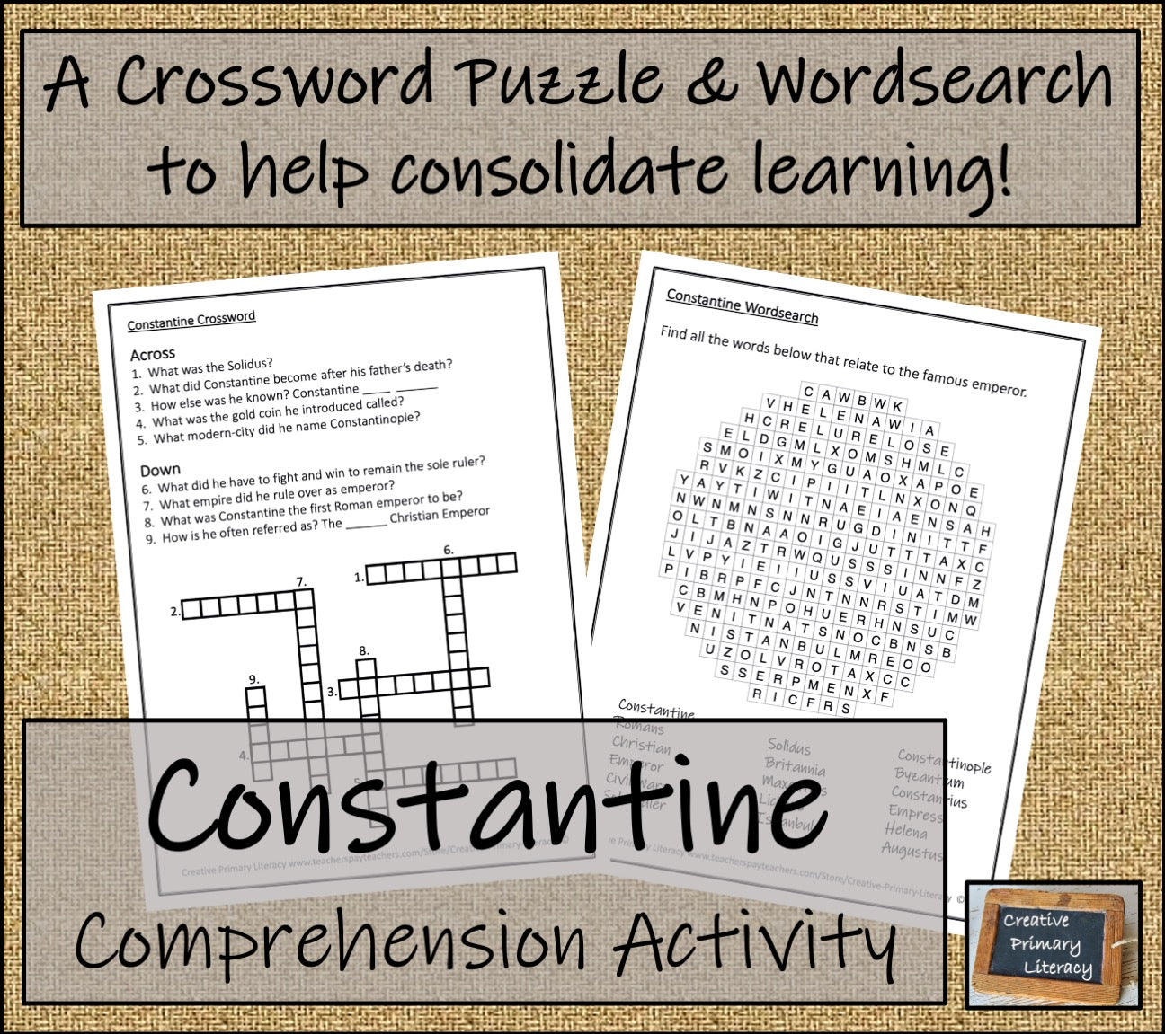 Constantine Close Reading Comprehension Activity | 5th Grade & 6th Gra ...