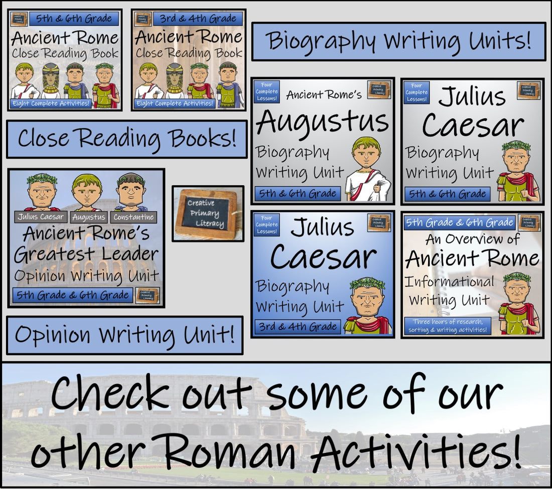 Ancient Rome Timeline Display Research and Sorting Activity – Creative ...