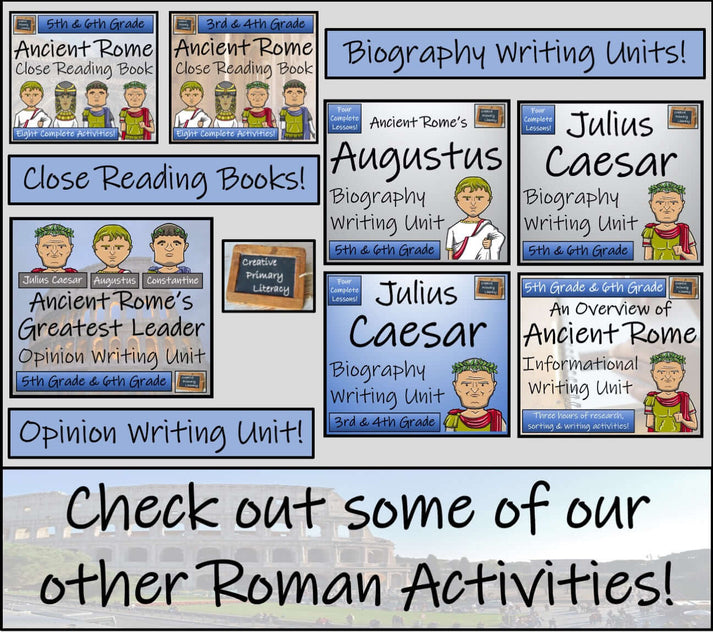 Ancient Rome Timeline Activity & Classroom Display – Creative Primary ...