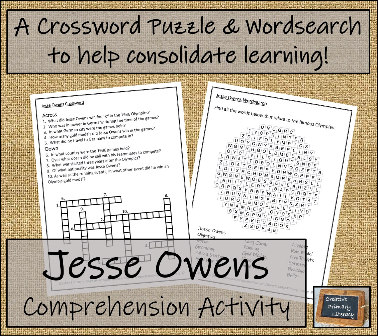 Jesse Owens Close Reading Comprehension Activity | 5th Grade & 6th Gra ...