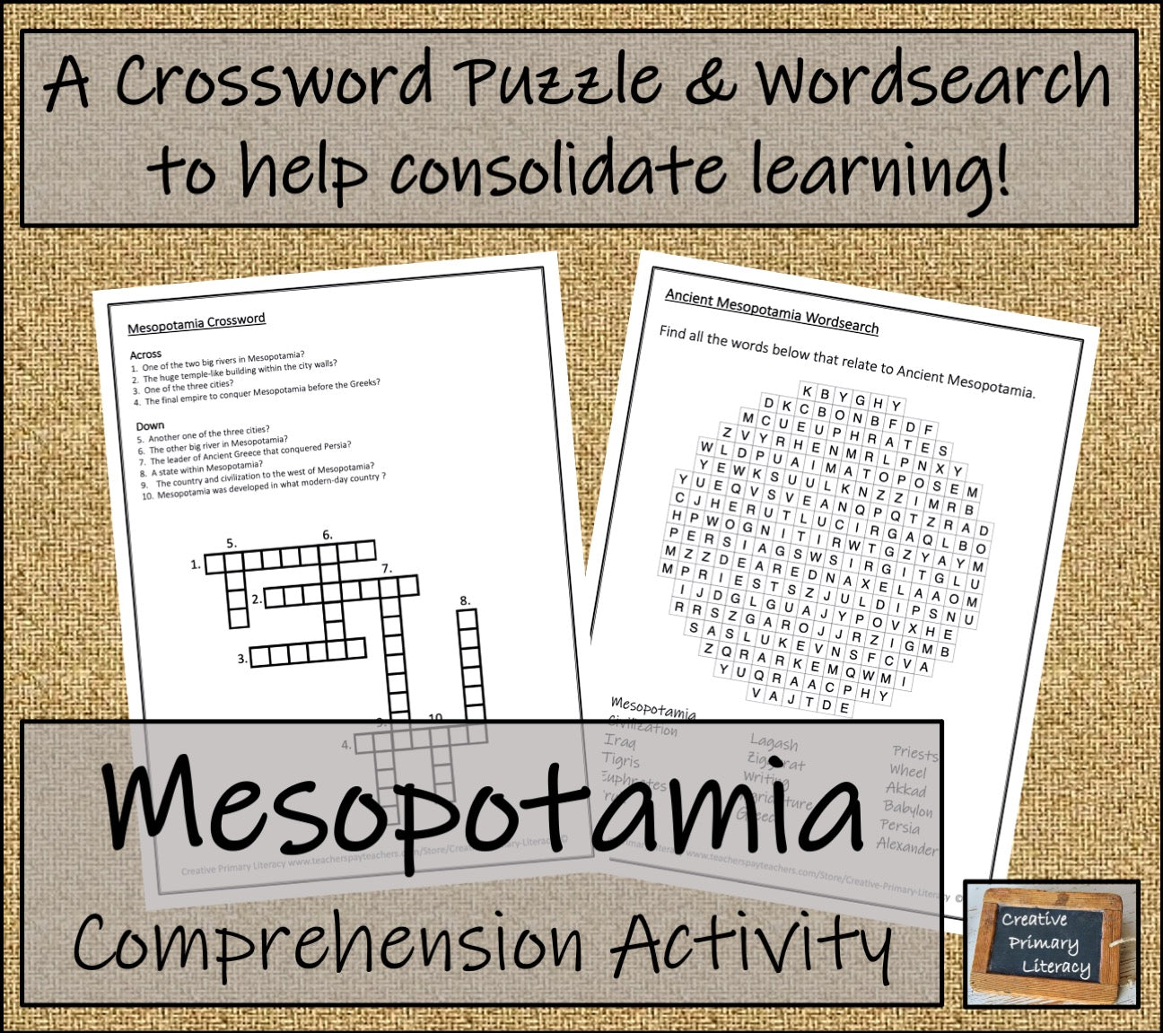 Ancient Mesopotamia Close Reading Comprehension Activity | 3rd Grade ...