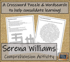Serena Williams Close Reading Comprehension Activity | 3rd Grade & 4th ...