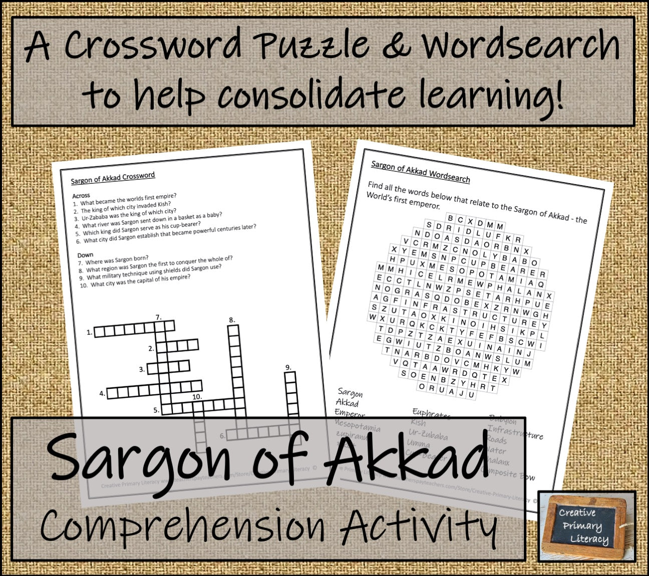 Sargon of Akkad Close Reading Comprehension Activity | 5th Grade & 6th ...