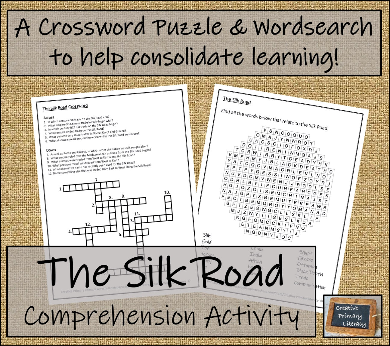 The Silk Road Close Reading Comprehension Activity | 5th Grade & 6th G ...