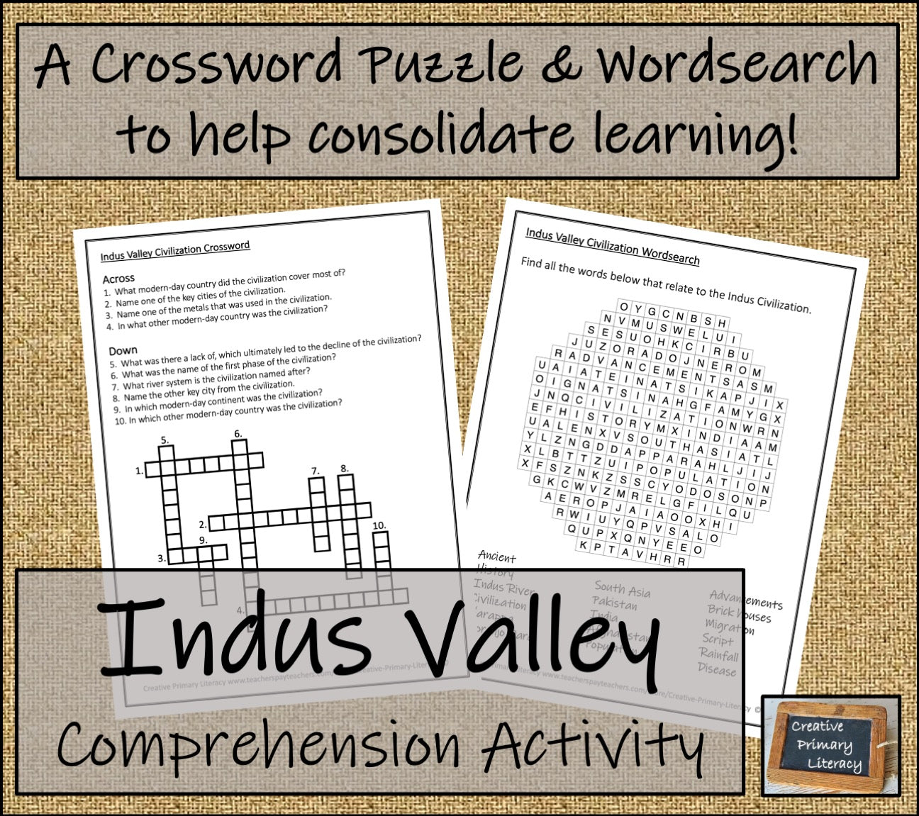 Indus Valley Civilization Close Reading Comprehension | 5th Grade & 6t ...