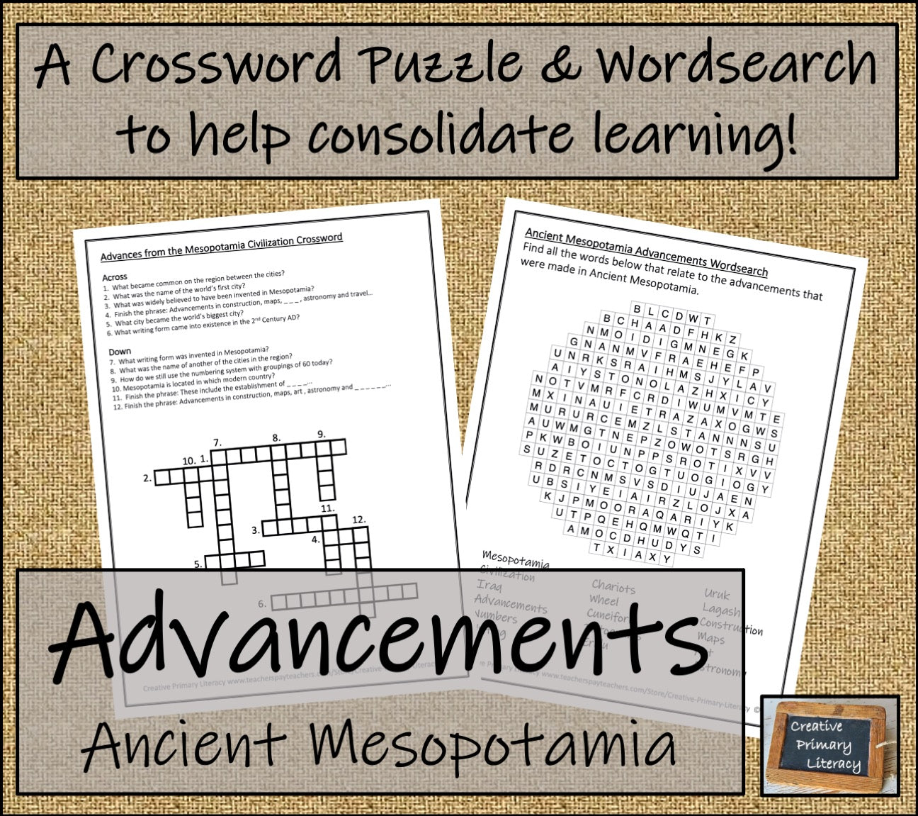 Advancements from Mesopotamia Close Reading Comprehension | 5th & 6th ...