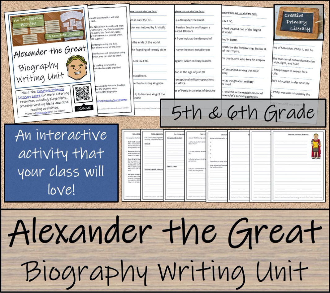 Biography Writing Units & Bundles – Creative Primary Literacy