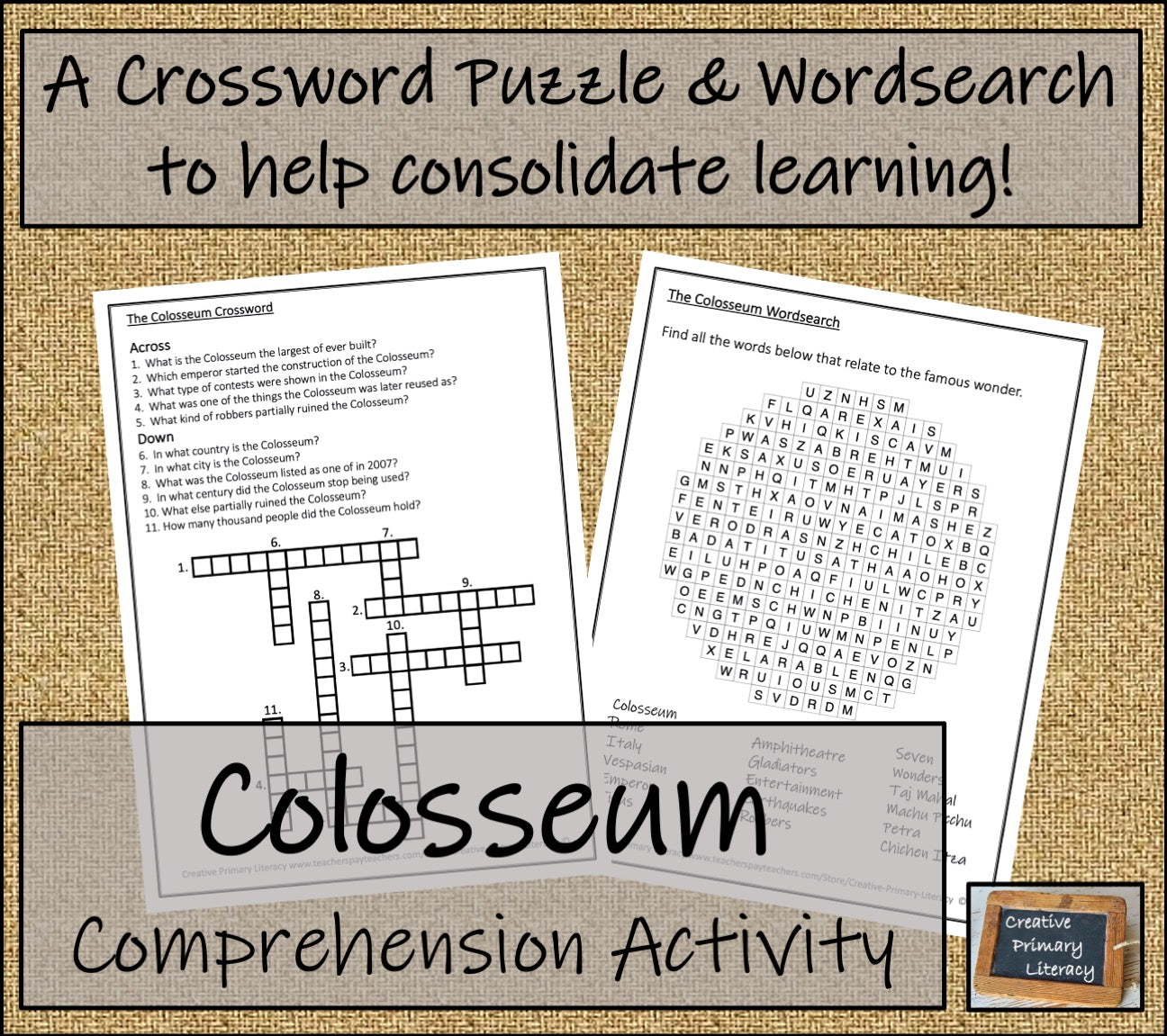 The Colosseum Close Reading Comprehension Activity | 5th Grade & 6th G ...