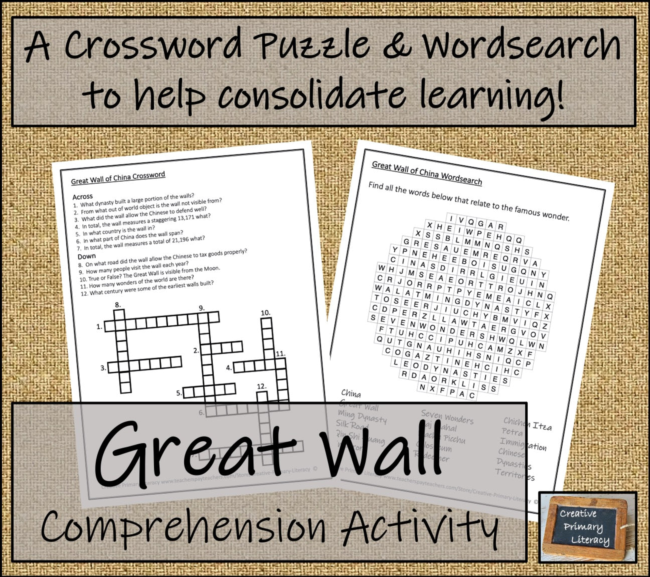 Great Wall of China Close Reading Comprehension Activity | 3rd Grade ...