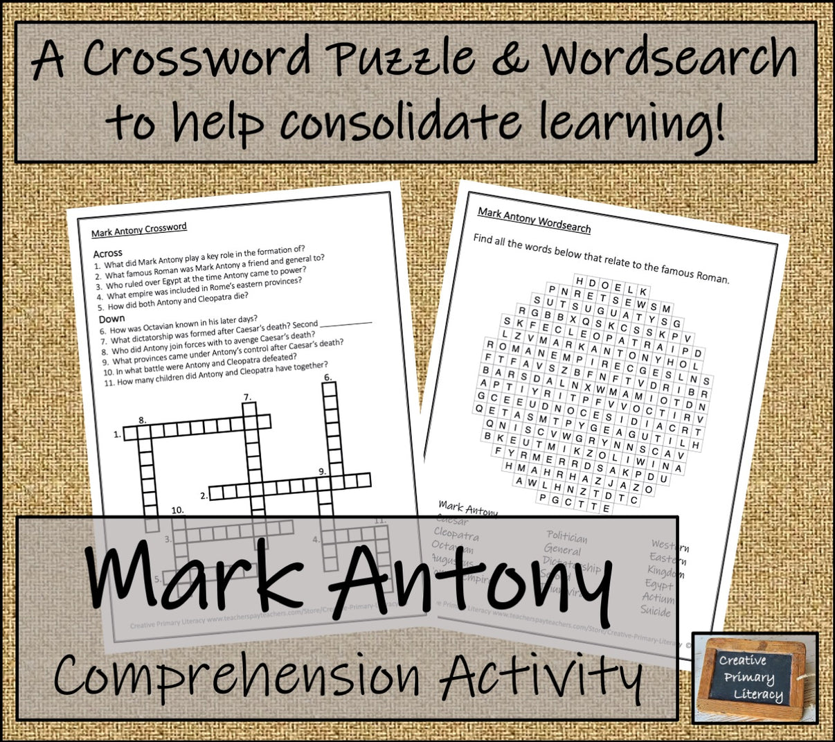 Mark Antony Close Reading Comprehension Activity | 5th Grade & 6th Gra ...