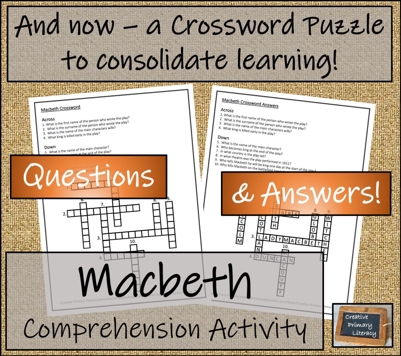 Macbeth Close Reading Comprehension Activity | 3rd Grade & 4th Grade ...