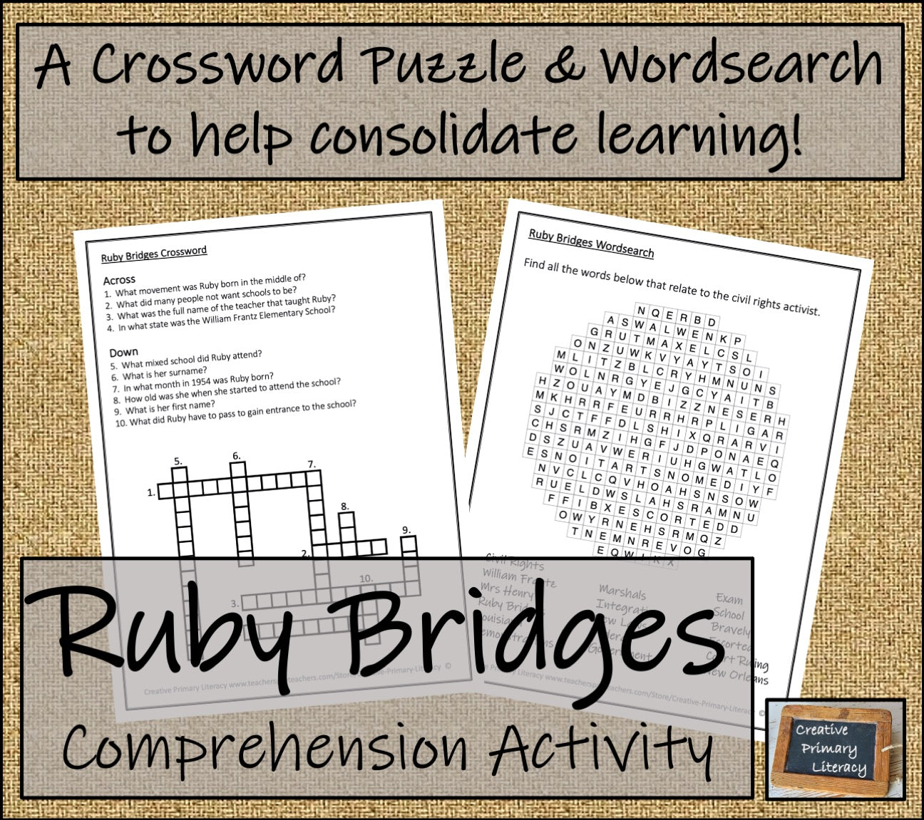Ruby Bridges Close Reading Comprehension Activity | 5th Grade & 6th Gr ...